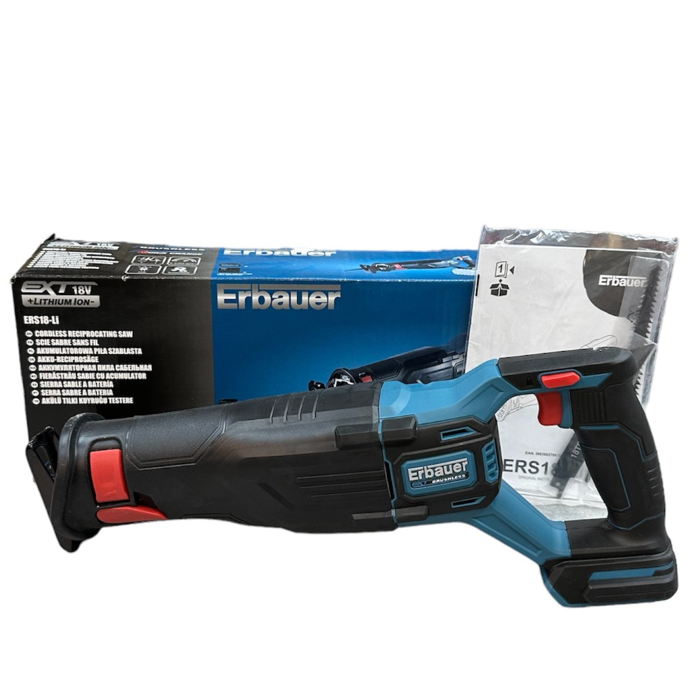 Pre-owned Erbauer Cordless Reciprocating Saw - Own4Less